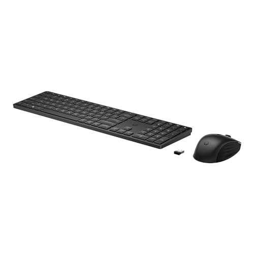 650 Wireless Keyboard & Mouse Combo - 2.4Ghz Wireless, USB Receiver ...
