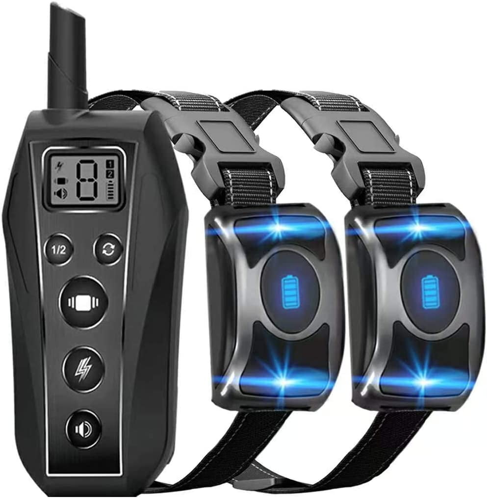 650 Yard Remote Range Dog Training Collar No Bark Dog Shock Collar with Beep, Vibration Buzzer ...