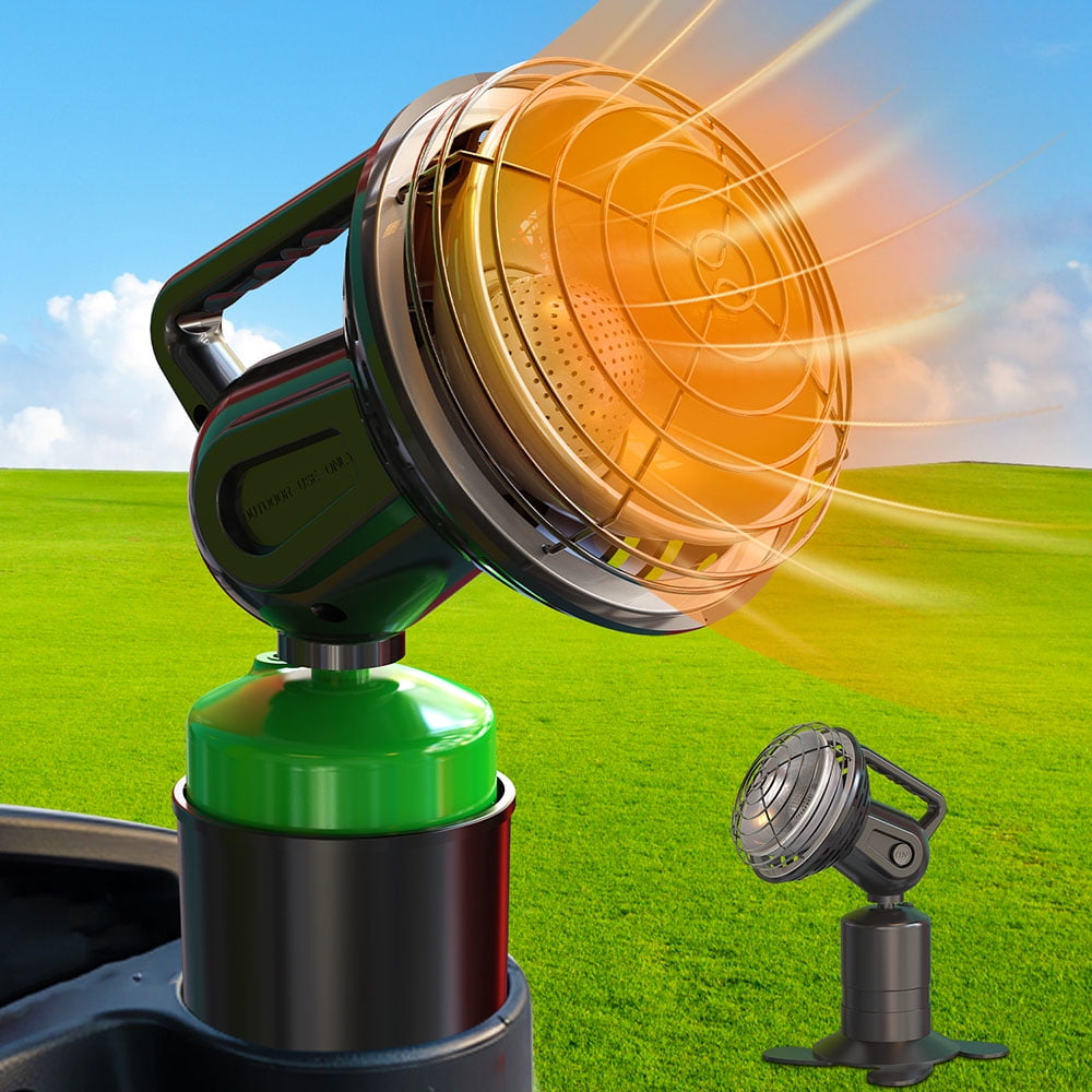 6500-BTU Golf Cart Heater 2 in 1 Portable Propane Heater for Golf and ...