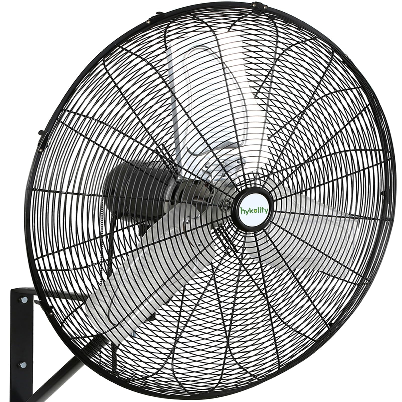 6500 CFM Industrial Wall Fan 24 Inch Heavy Duty, 3 Speed High Velocity ...