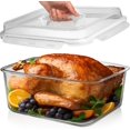 6500 ML / 220 oz / 28 Cup LARGE Glass Food Storage Container with ...