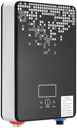 6500W 220V Tankless Water Heater, Household Electric Instant Hot Water ...