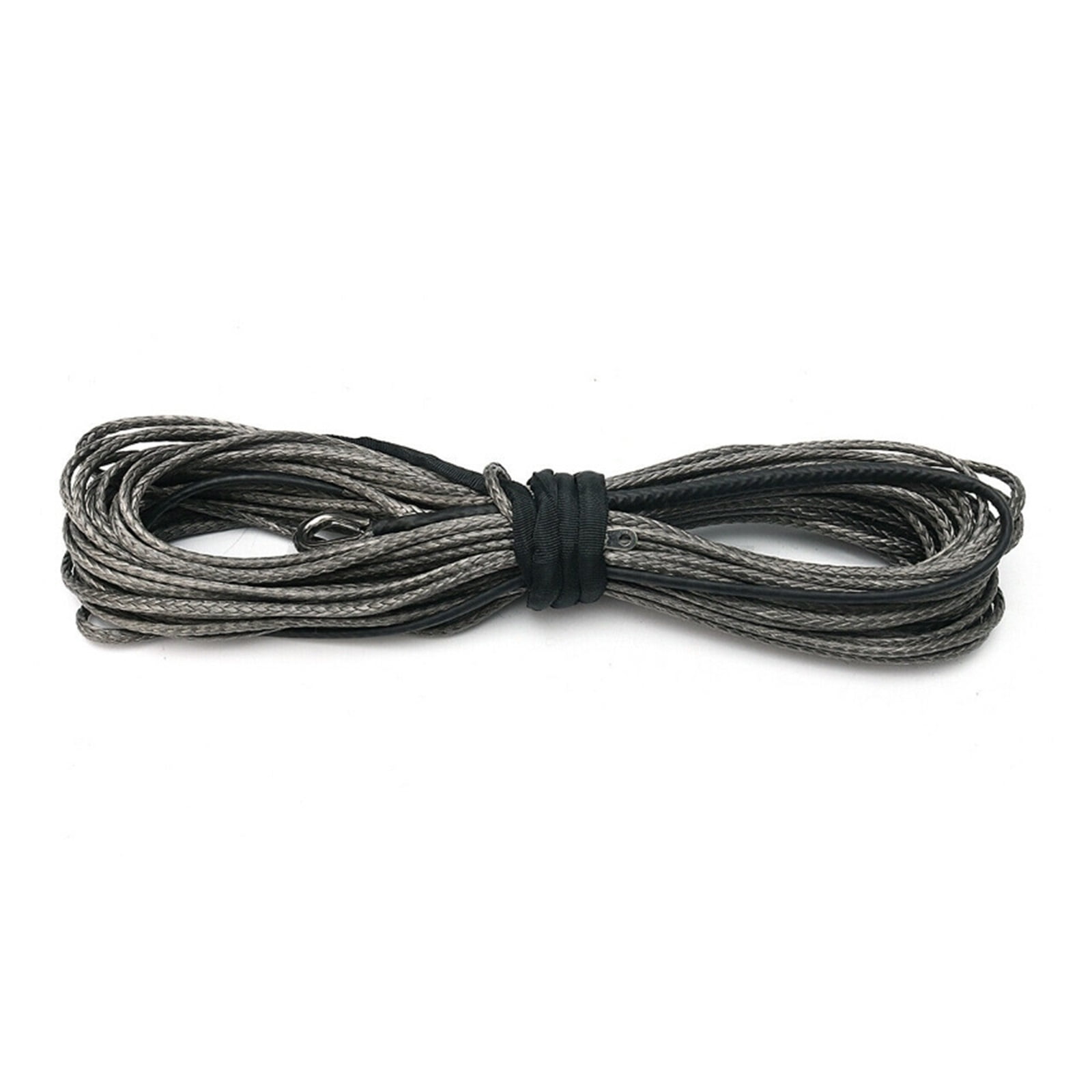 6500lbs Synthetic Fiber Winch Rope with Sheath,1/4 X 100ft Car Towing ...