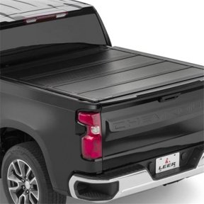 LEER HF650M Quad Fold Hard Cover for GM Chevy Silverado/GMC Sierra 1500 ...