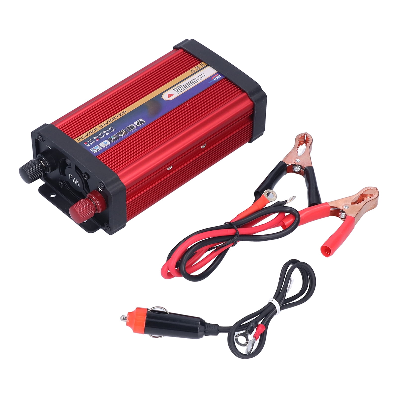 650W Car Power Inverter, Modified Sine Wave Converter with Dual USB ...