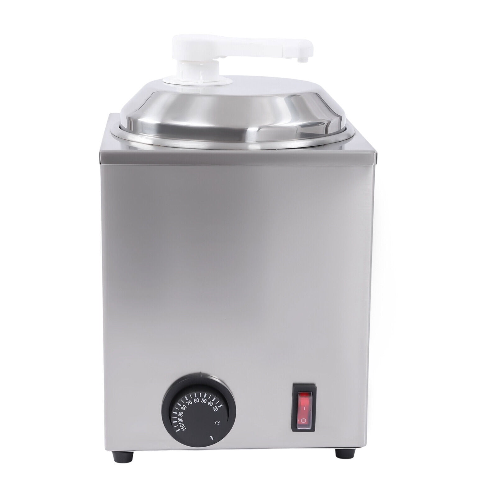 650W Cheese Warmer 2.4Qt Single Head Hot Fudge Dispenser with Pump ...