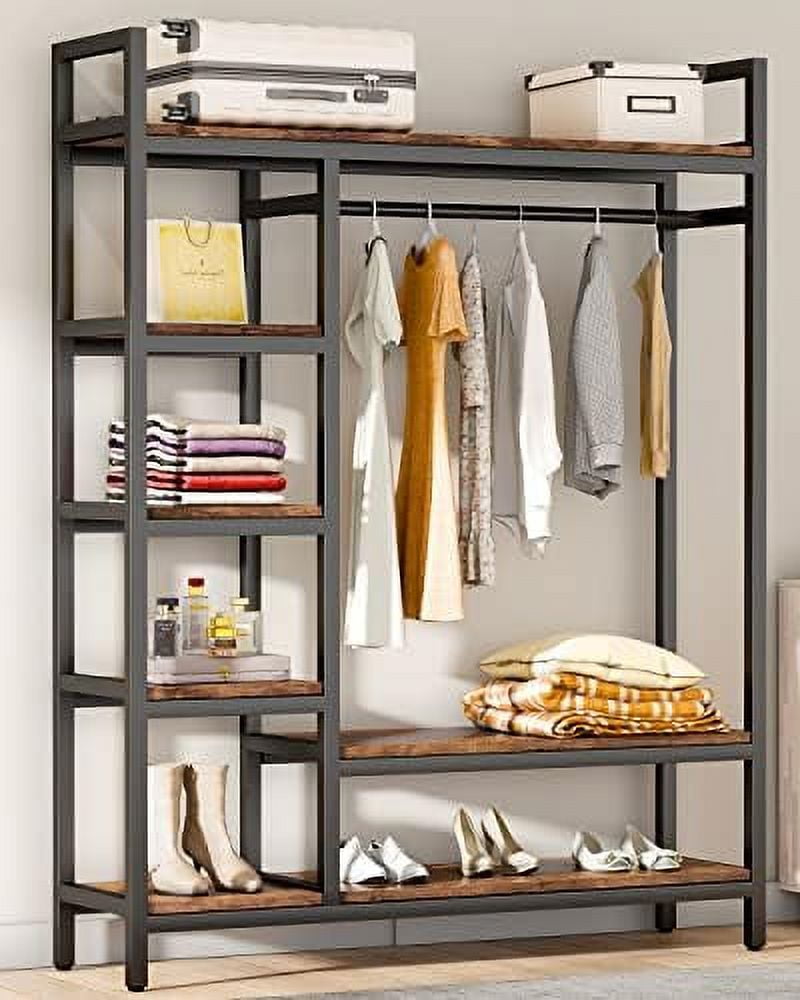 650lbs Freestanding Closet Organizer with Drawers and Shelves Heavy ...