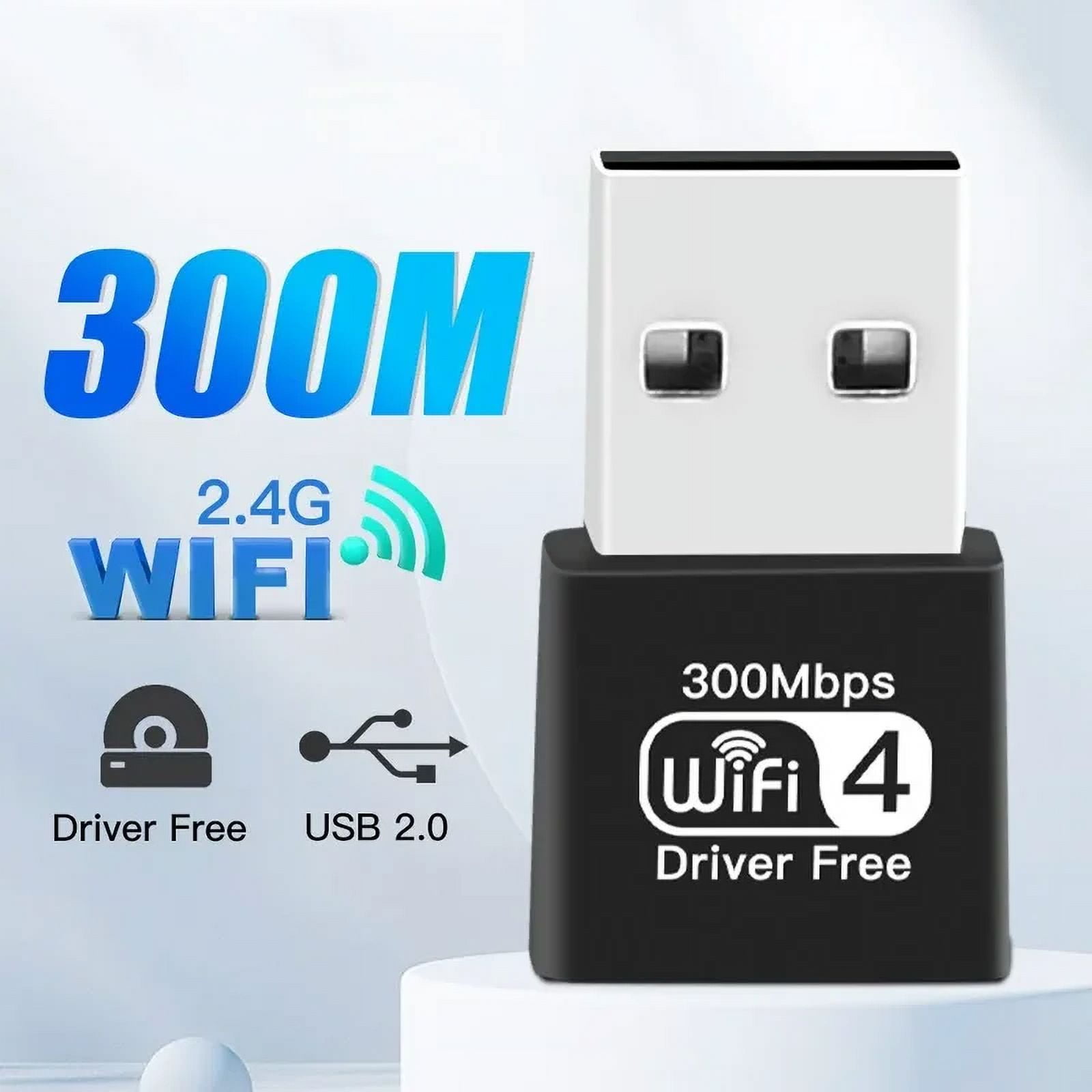 650mbps USB WiFi adapter dual band 2.4g/5.8GHz network card USB ...