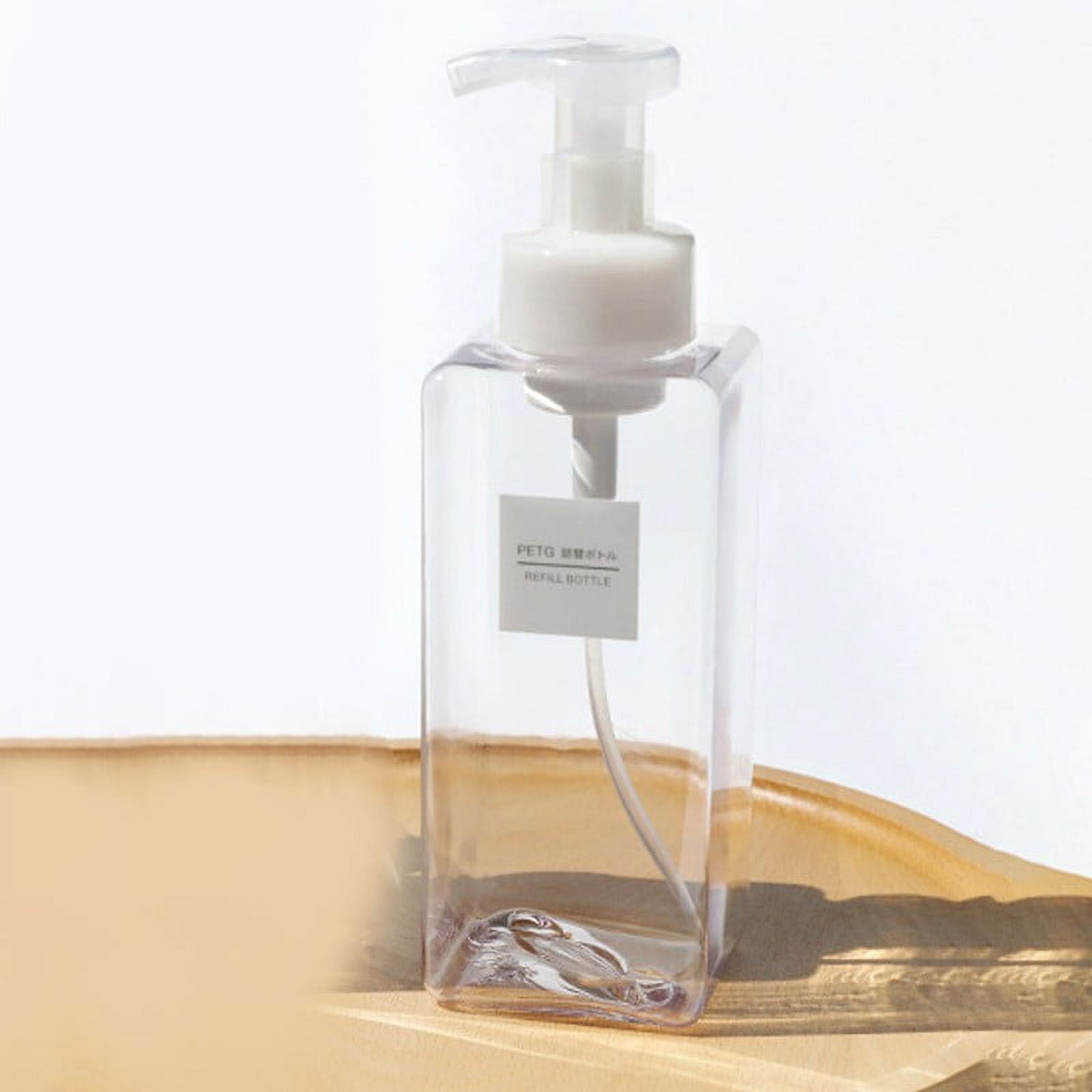 650ml Pump Liquid Soap Dispenser Bathroom Kitchen Kit Shower Shampoo ...