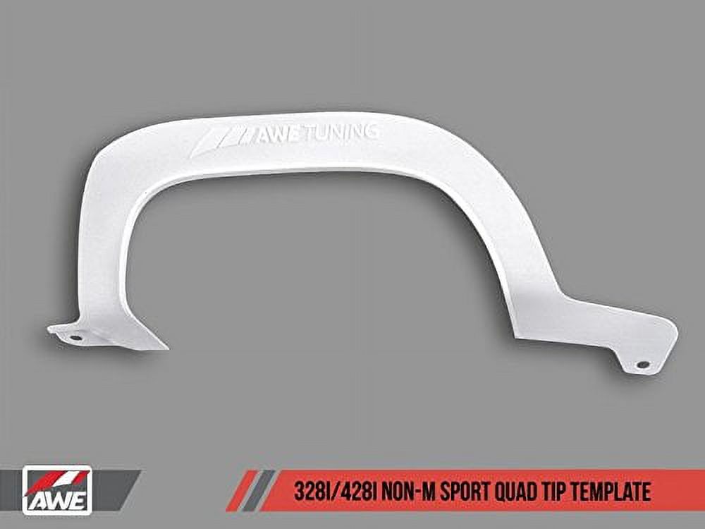 [6510-11018]AWE Marking Templates.AWE Tuning BMW F3X 328i M Sport Quad ...