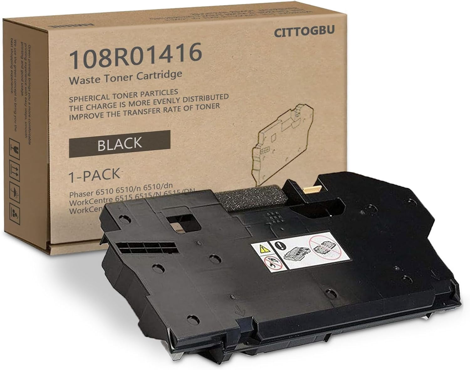 6510 WorkCentre 6515 Waste Toner Box 1-Pack Black 108R01416 Waste Toner ...