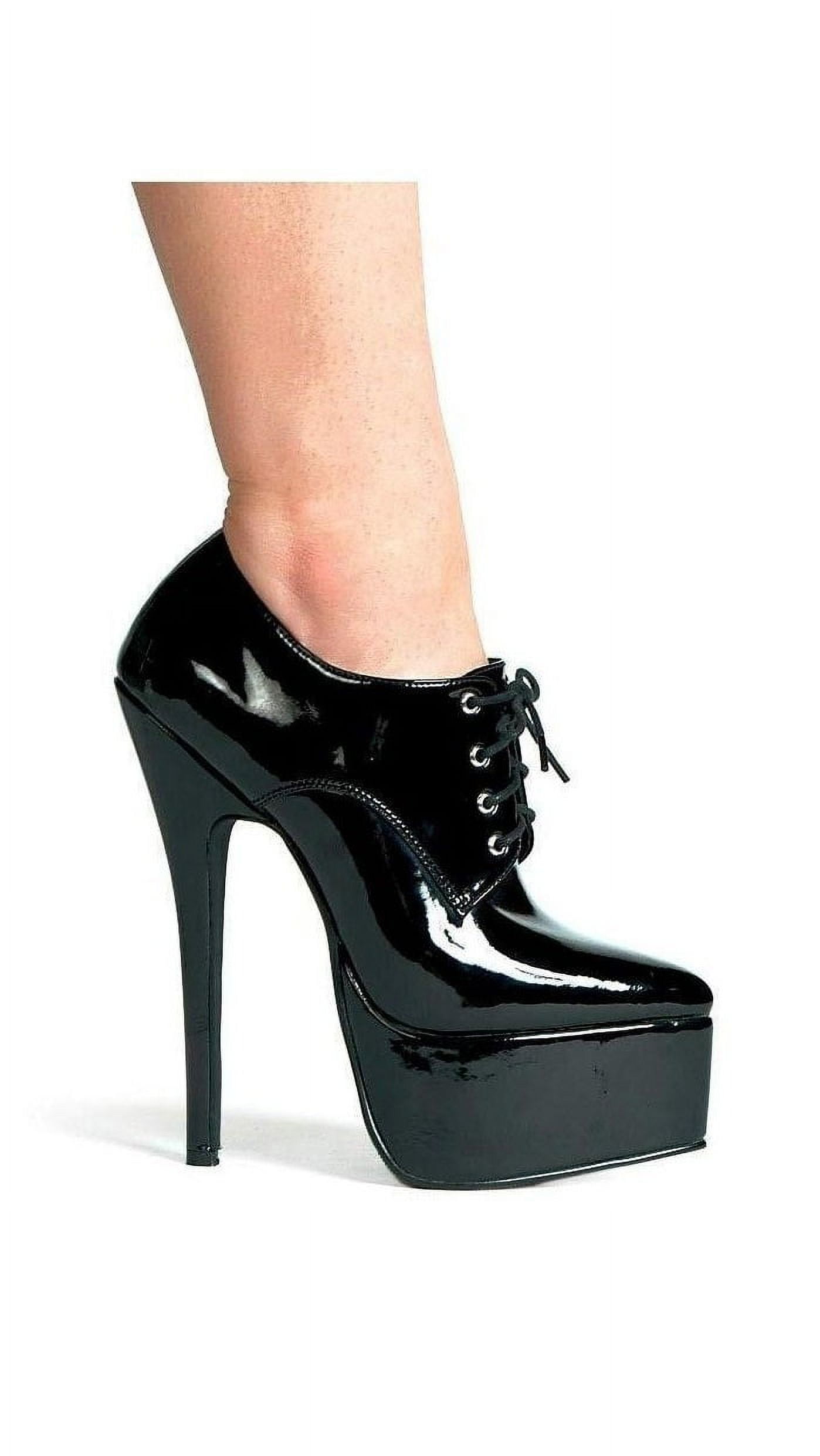 652-OXFORD, 6.5" Stiletto Heel Oxford Shoes - Walmart.com
