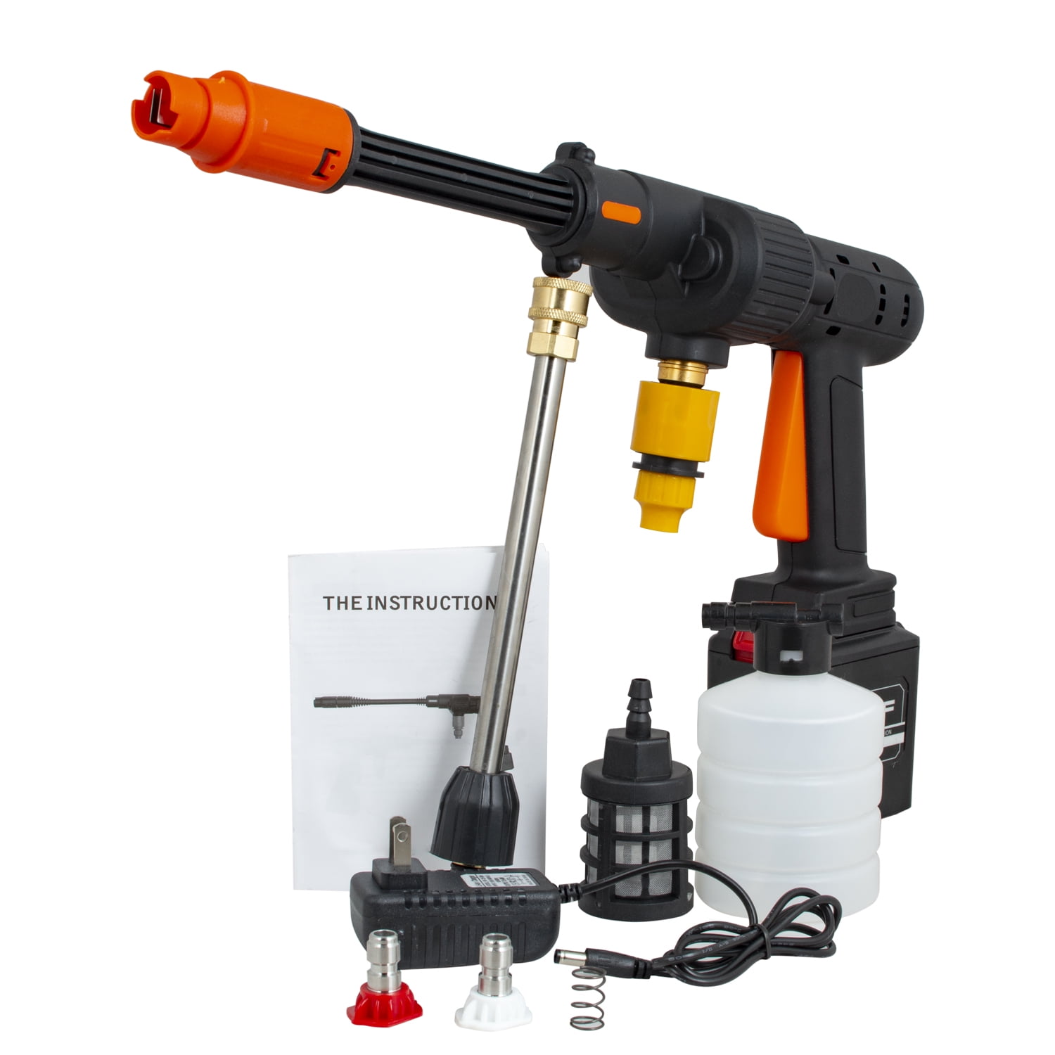 653PSI Cordless Pressure Washer, High Pressure Car Washer Cleaner ...