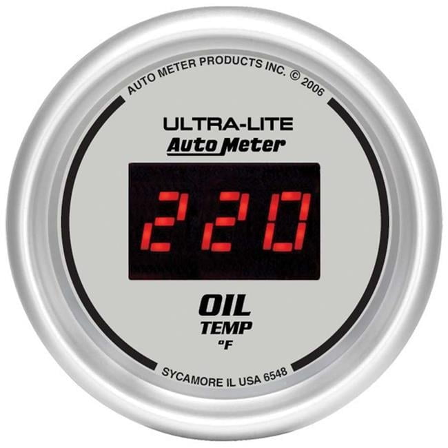 6548 2.06 in. Ultra-Lite Digital Oil Temperature Gauge - Walmart.com