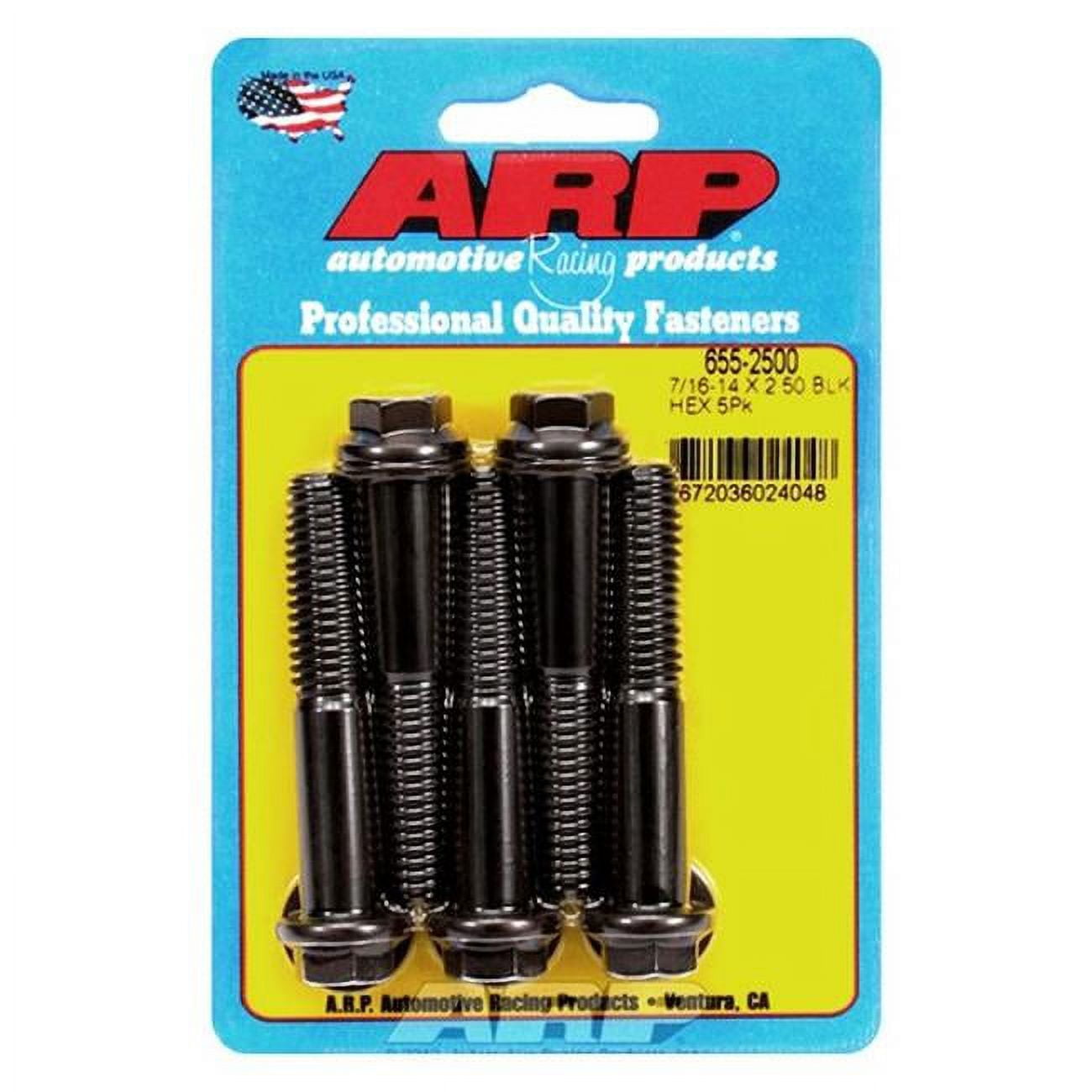655-2500 0.43-14 x 2.5 in. 6 Point Bolt Kit - Set of 5 - Walmart.com