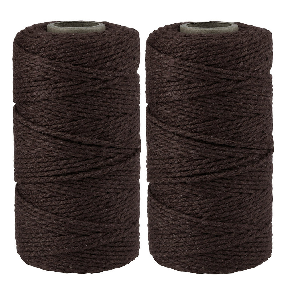 656 Feet 2mm Natural Cotton String for Crafts,Gift Wrapping Twine,Arts ...