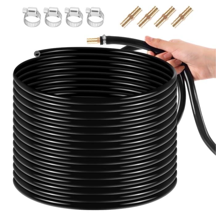 656-Foot 3/8 Inch Weighted Aeration Hose - Includes 4 Copper Menders ...