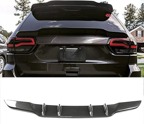 658 rear spoiler for jeep cherokee carbon fiber painted - Walmart.com