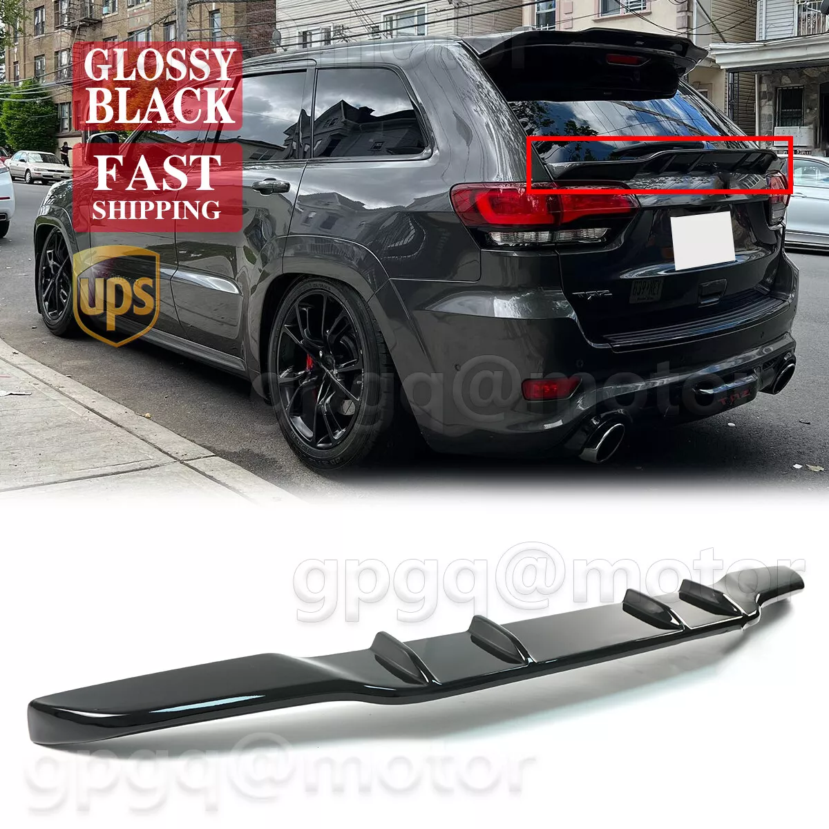 658 rear spoiler for jeep grand cherokee - Walmart.com