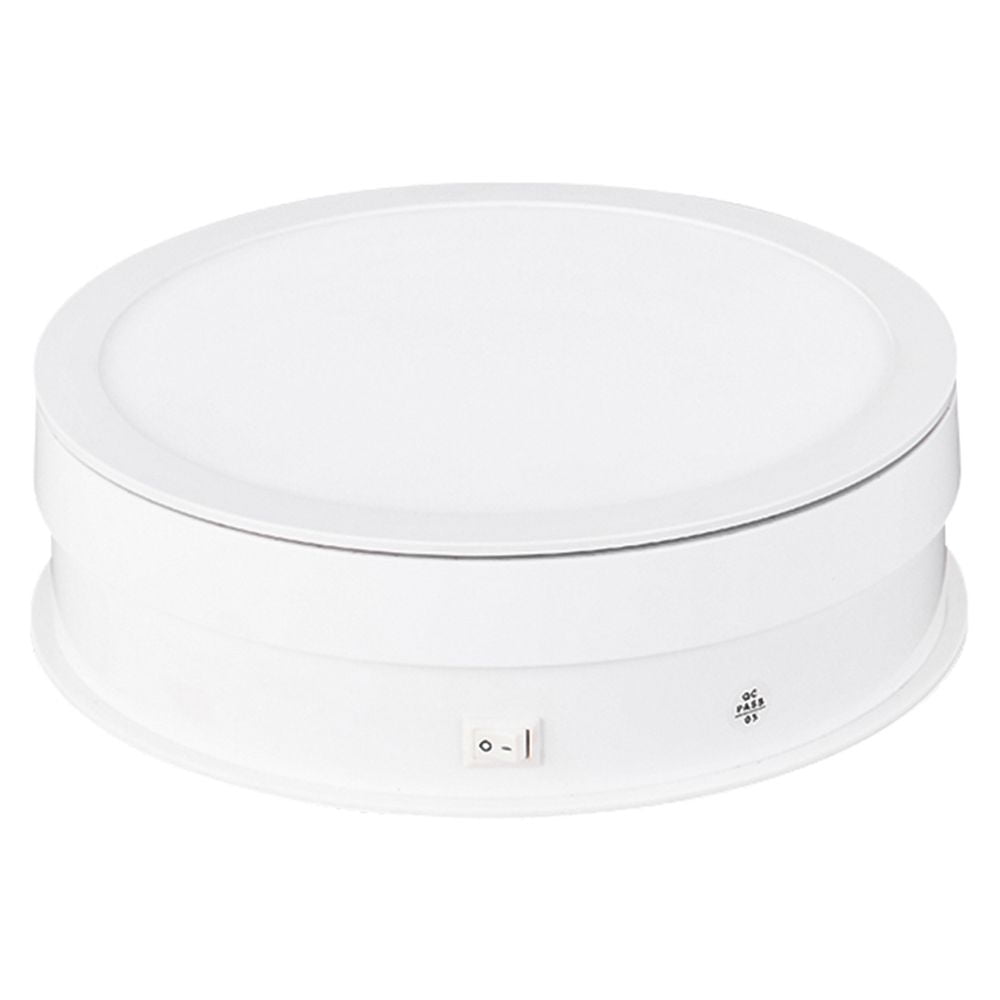 6588 Motorized Rotating Display Stand, 20cm Turntable with LED Light ...