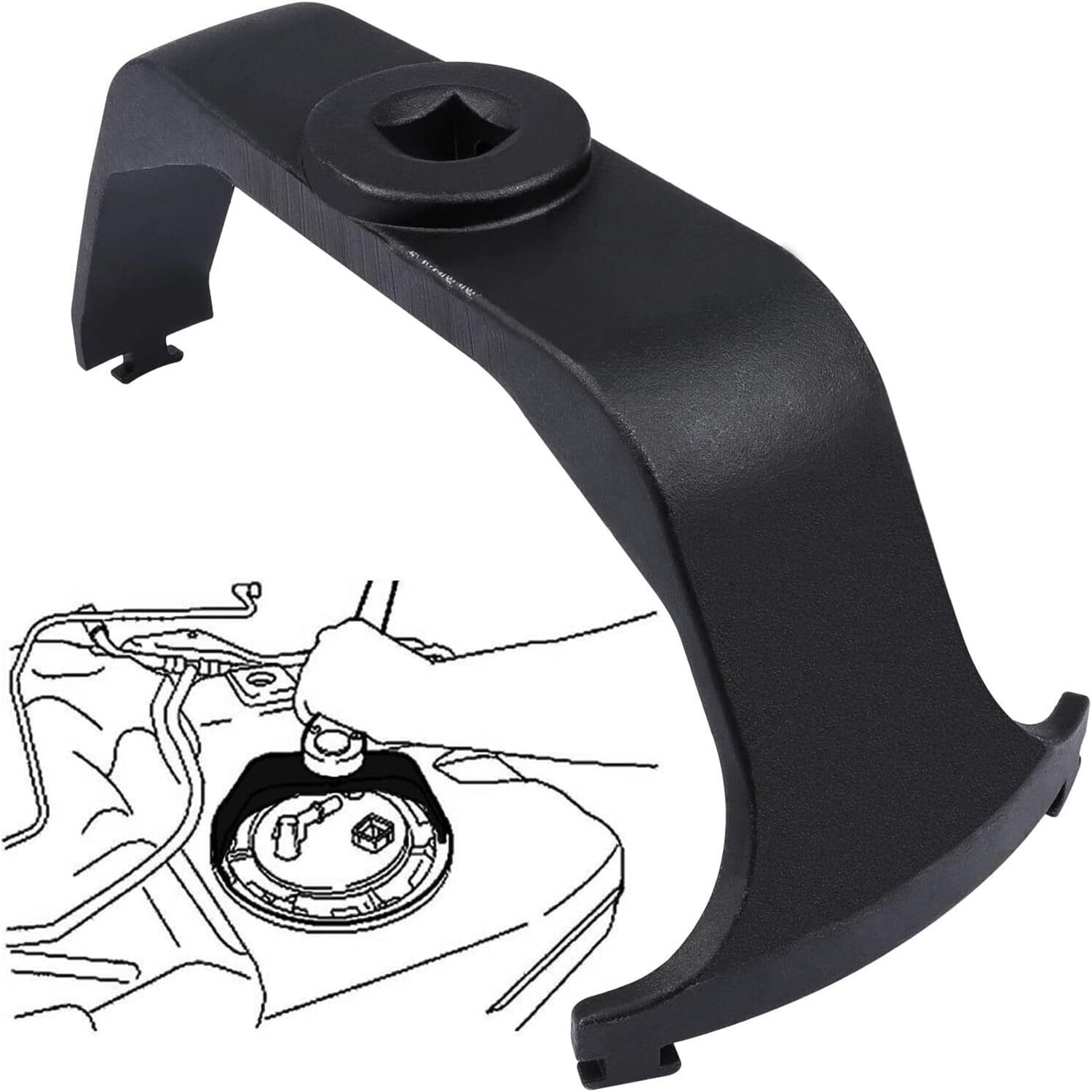 6599 Fuel Tank Lock Ring Wrench Tool Pump Removal Installer for Dodge ...