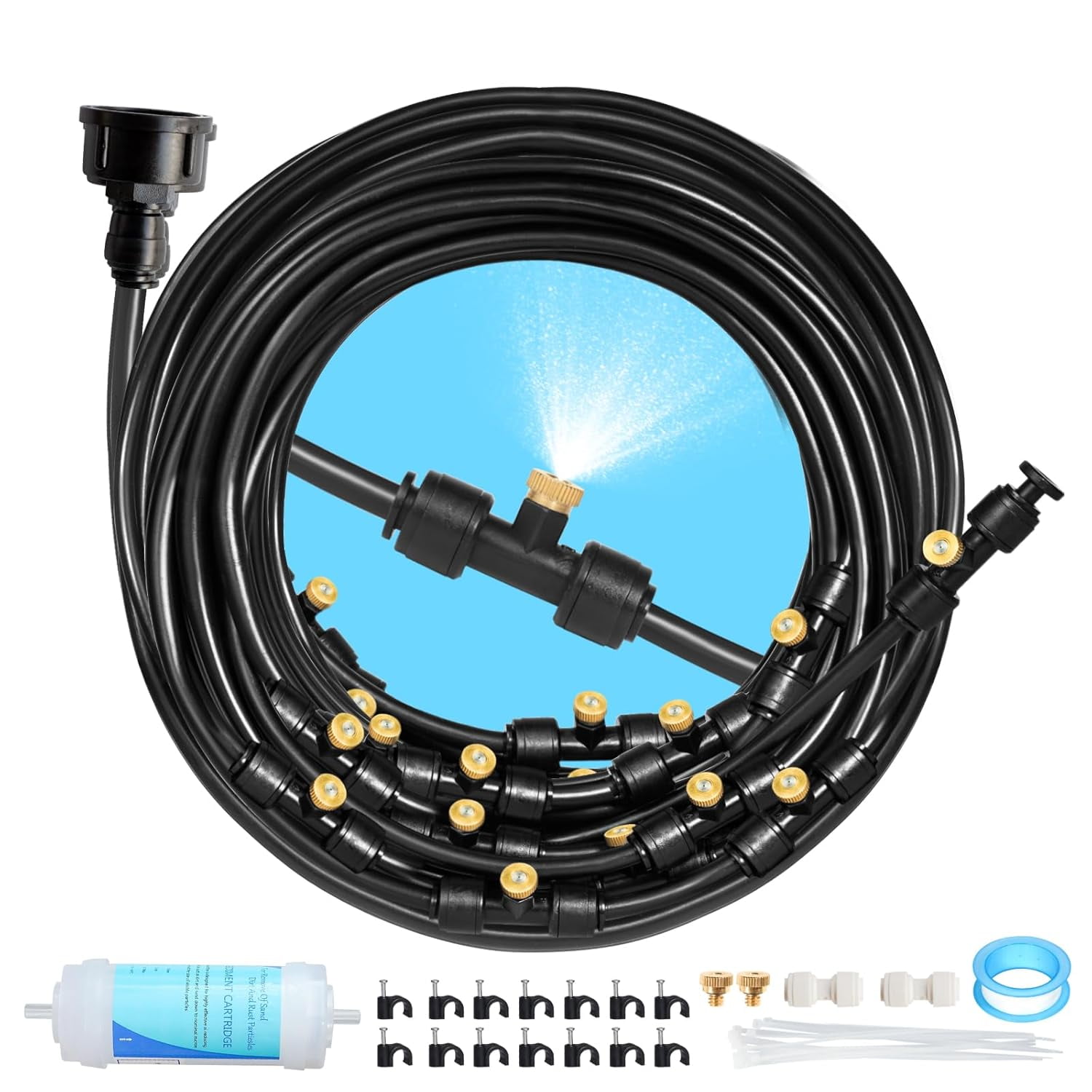 65FT Mister for Outside Patio Misting Cooling System, 65FT (20M ...