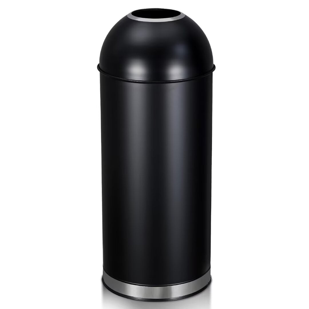 65L/17 Gallon Large Capacity Tall Commercial Trash Can, Open Top Trash ...