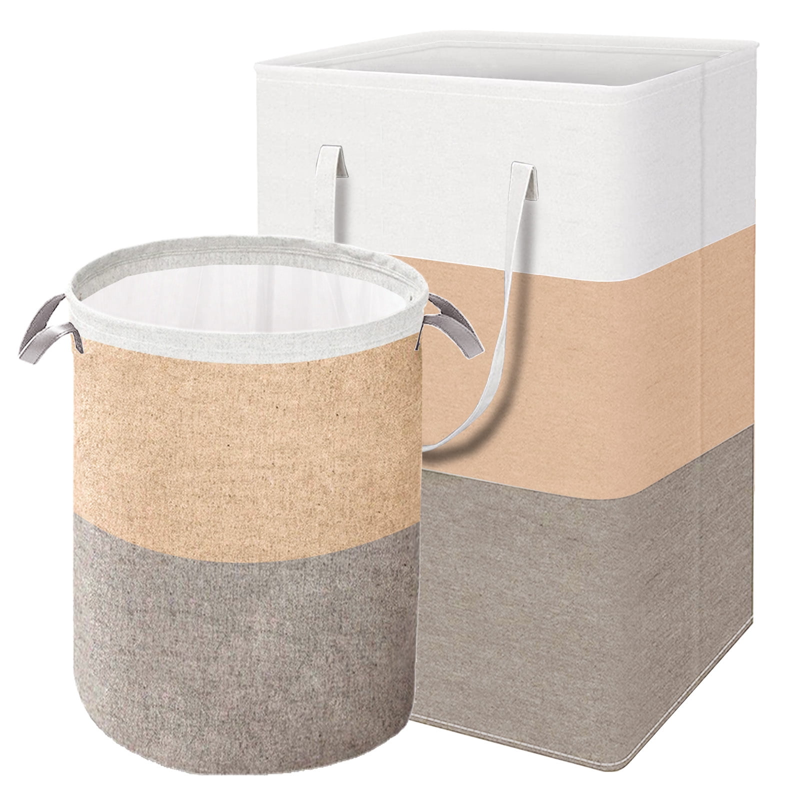 65L+75L Slim Laundry Hamper, Small Laundry Basket, Dirty Narrow ...