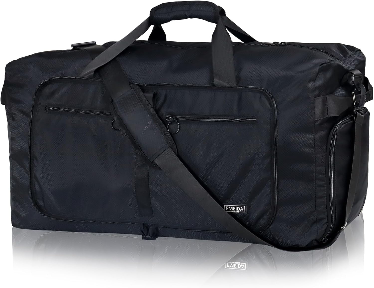 65L Duffle Bag with Shoes Compartment, Foldable Travel Duffel Bags for ...