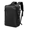 65L Expandable Vacuum Compression Travel Backpack, TSA Lock, Water ...