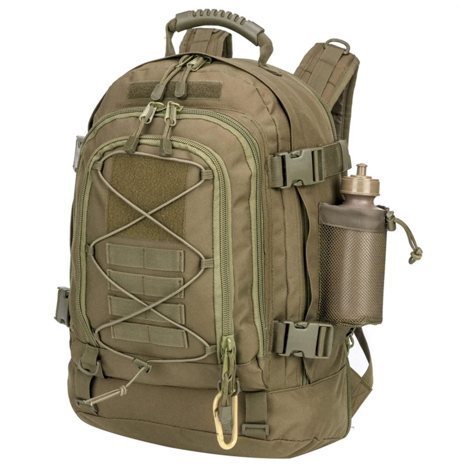 65L Large Tactical Backpack Expandable Military Hiking Camping Rucksack ...