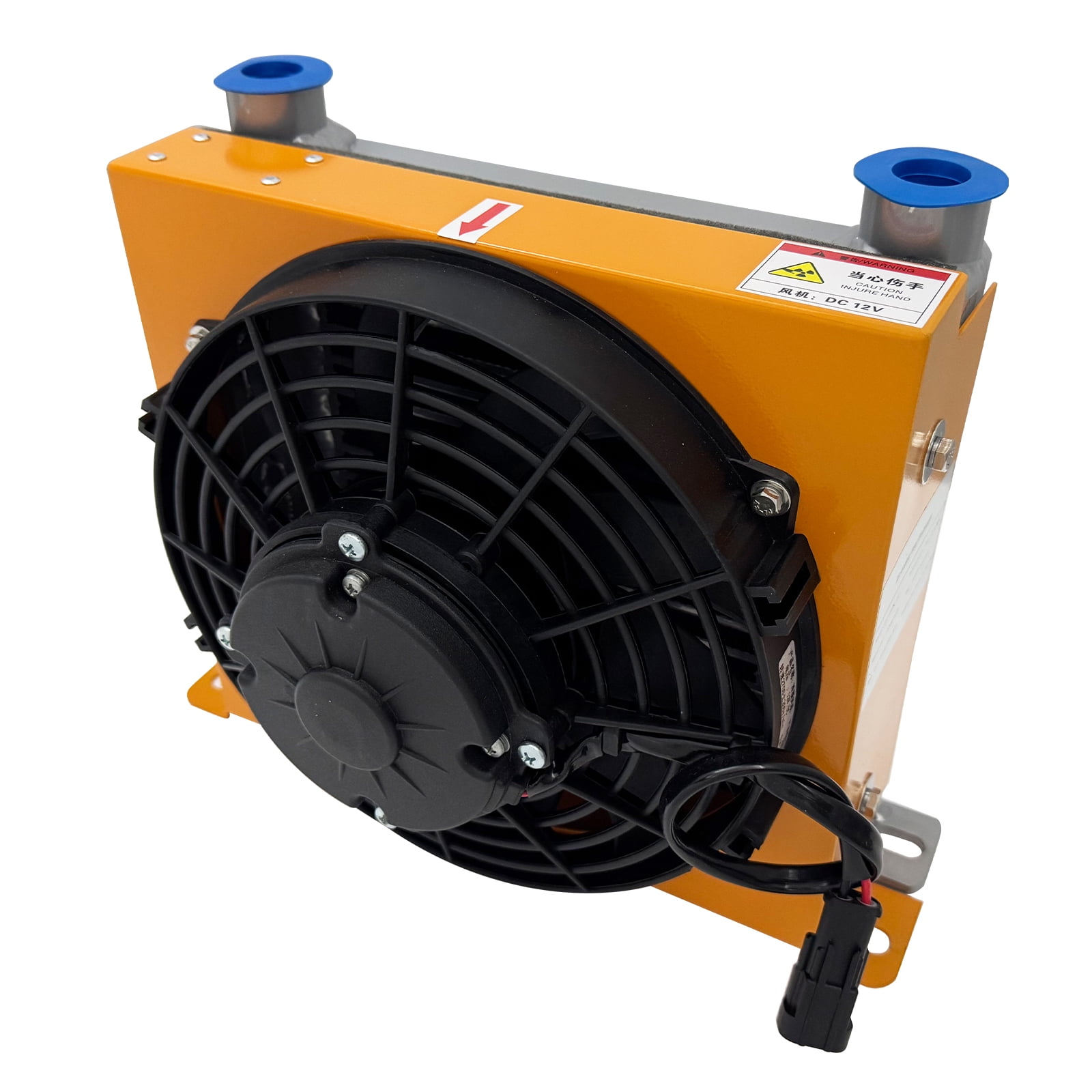 65L/min Hydraulic Air Cooled Radiator Air Cooler DC12V Fan Cooler Oil ...