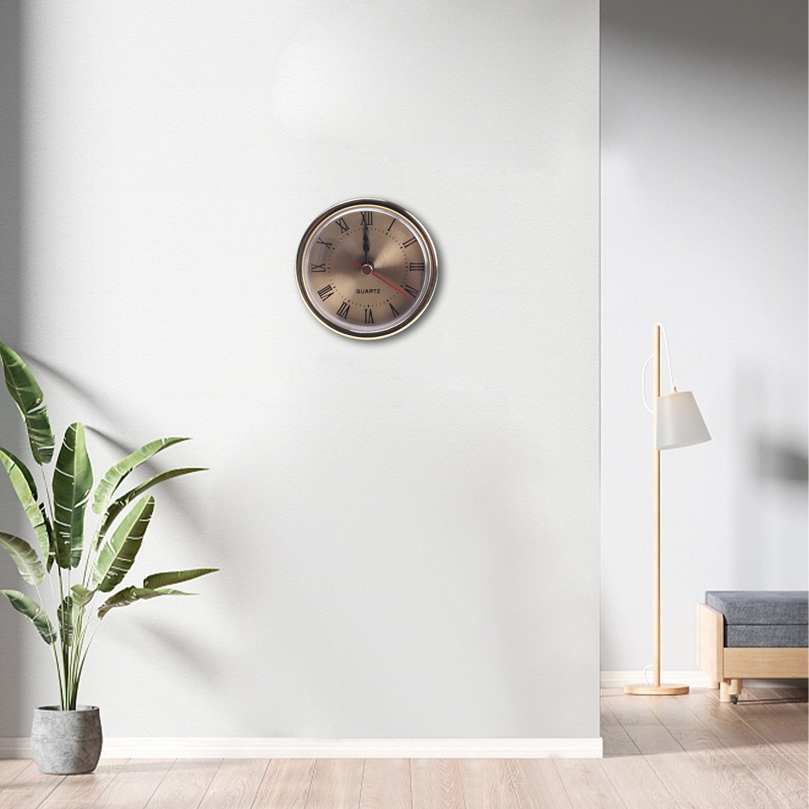 65MM Quartz Clock Inserts for DIY Replacement with Roman Numbers in ...