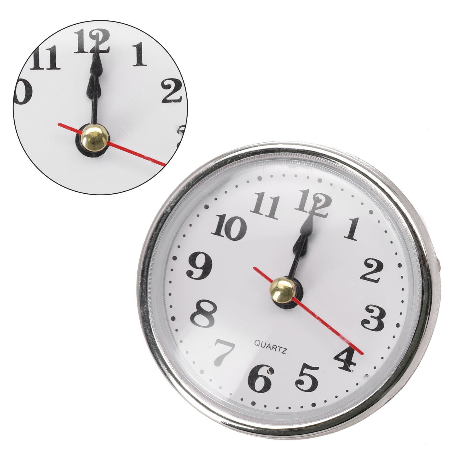 65Mm Quartz Clock Rts Movement Replacement Diy Gold Silvery Arabic ...