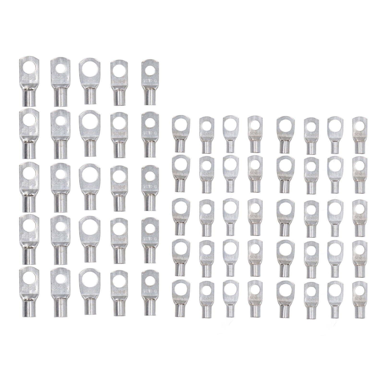 65PCS SC Ring Terminals Copper Wire Lugs Assortment Multifunctional ...