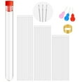 65Pcs Beading 3 Size Extra Fine Thin Beading Embroidery with Needle ...
