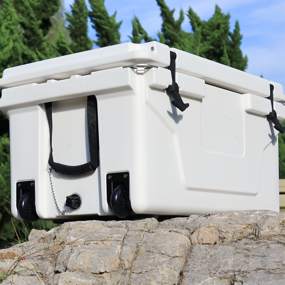65QT Outdoor cooler fish ice chest Box 2025 Popular Camping Cooler Box ...
