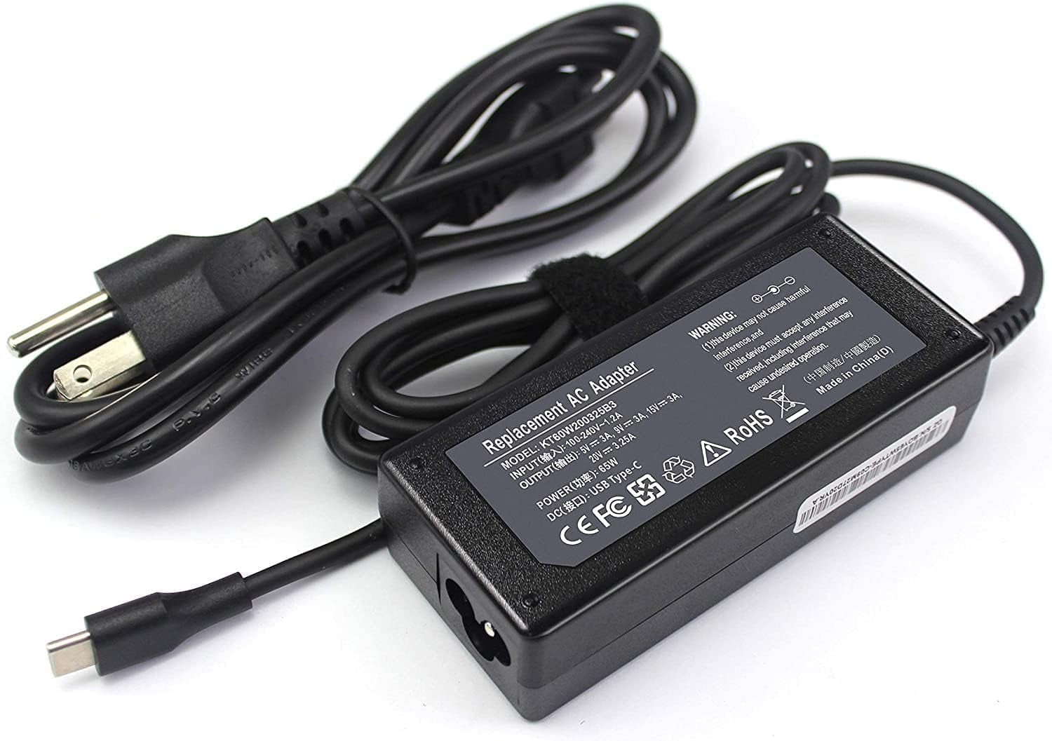 65W 45W USBC Charger Fit for HP Zbook Firefly 14 G7, 14 15.6" G8, 14 16 ...