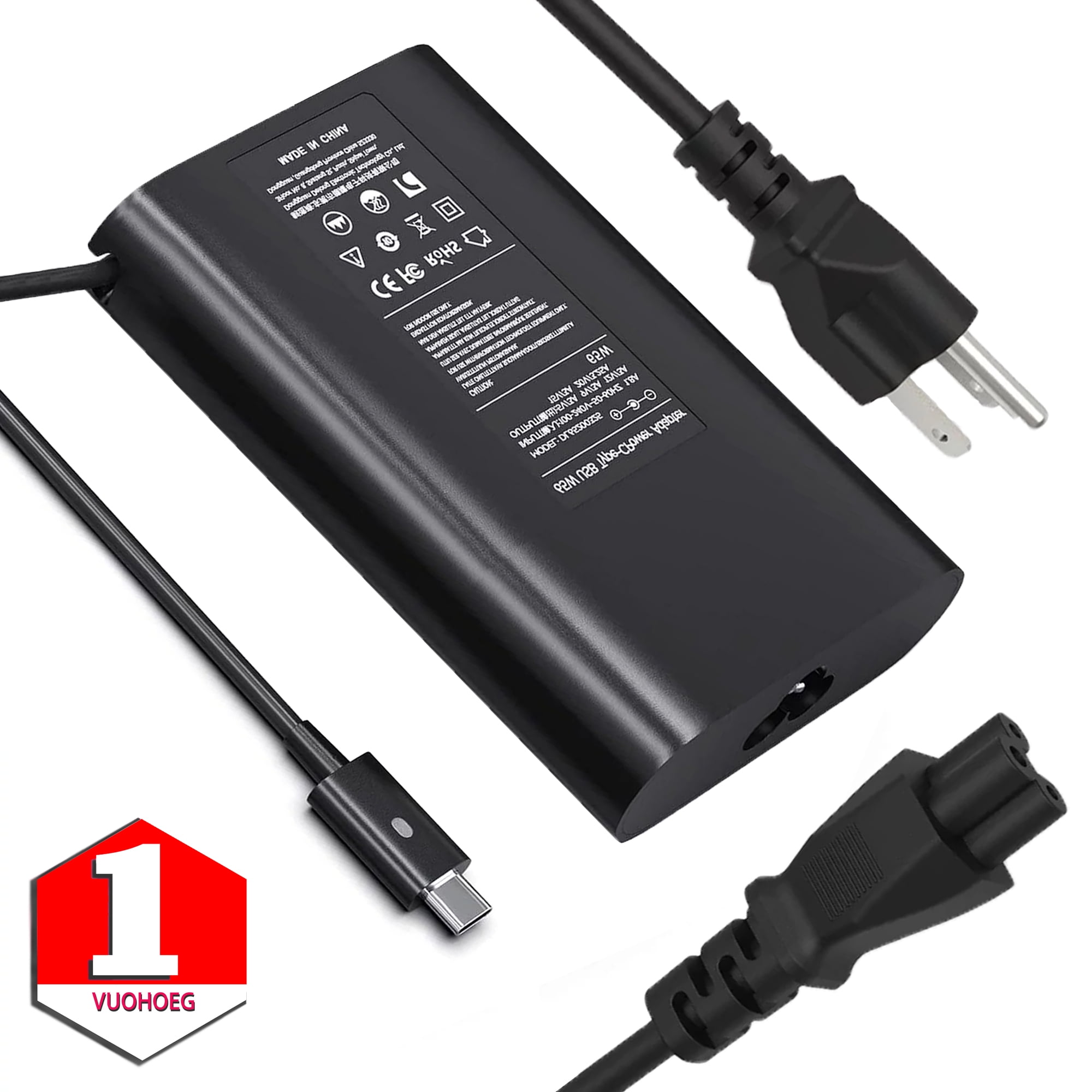 65W Universal USB-C Charging Cable Laptop Charger for Dell Latitude ...