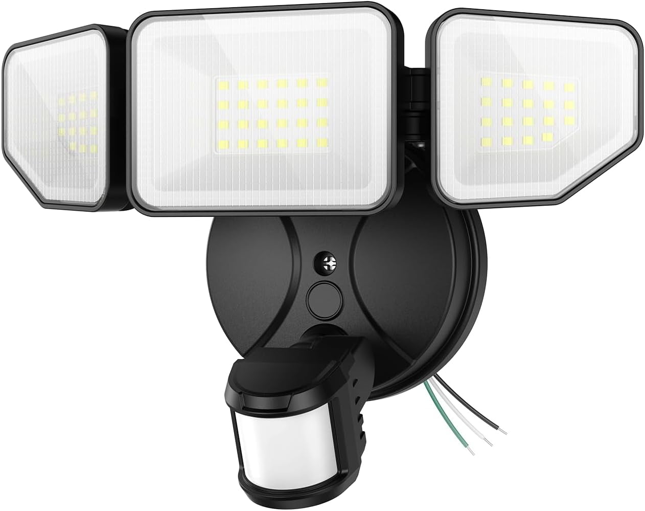 65W 6500LM Flood Lights Outdoor Motion Sensor, Hardwired Floodlights 6500K IP65 , Dusk to ...