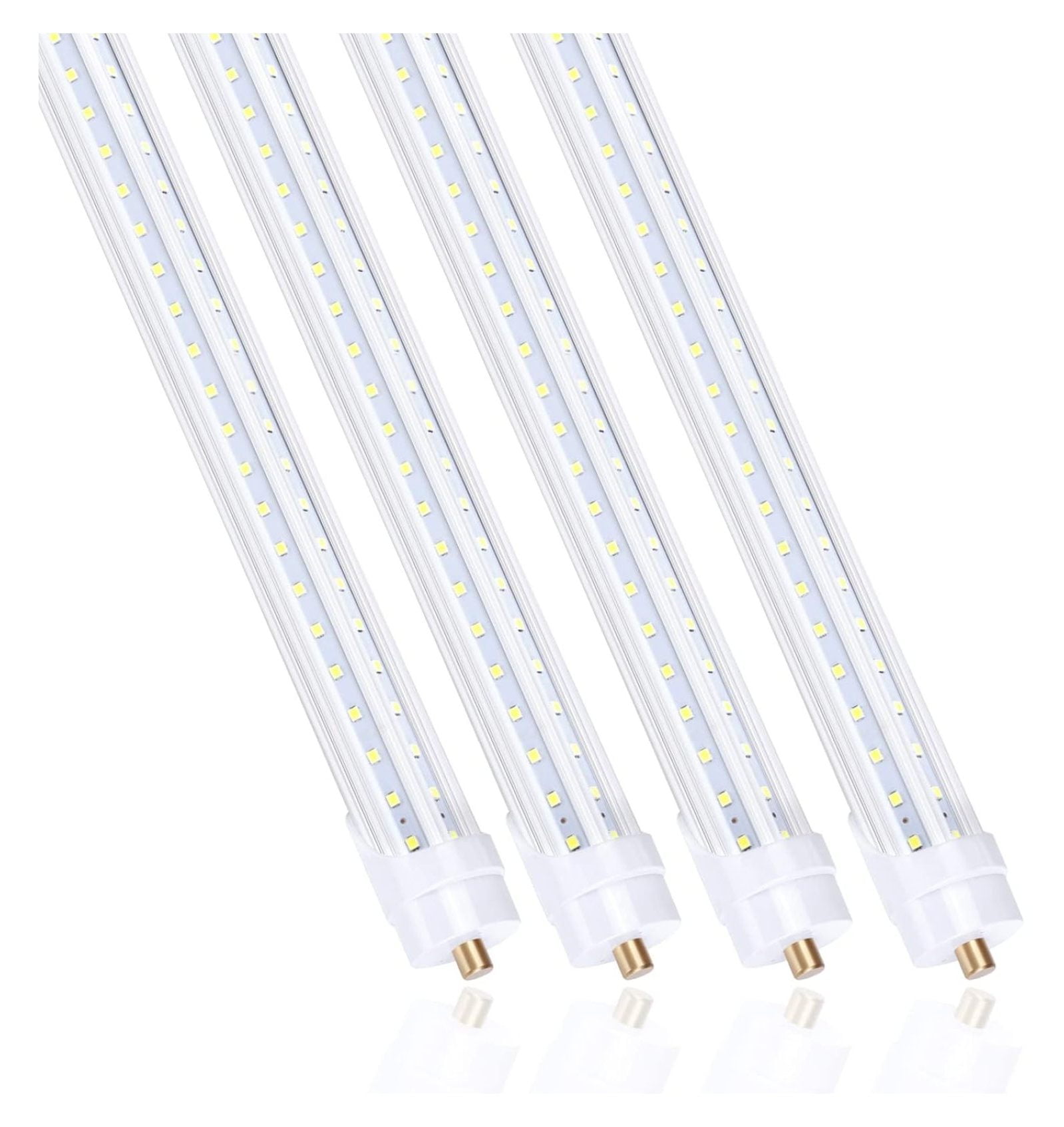 65W 8FT Shop Light FA8 Single Pin,270 Degree Angle V Shaped LED Bulbs ...