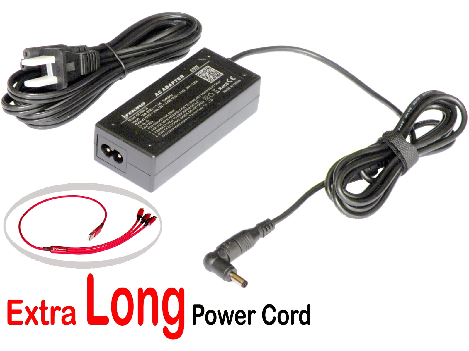 65W AC Adapter for Lenovo IdeaPad 5 15ITL05 82FG 82FG0002US 82FG0004US ...