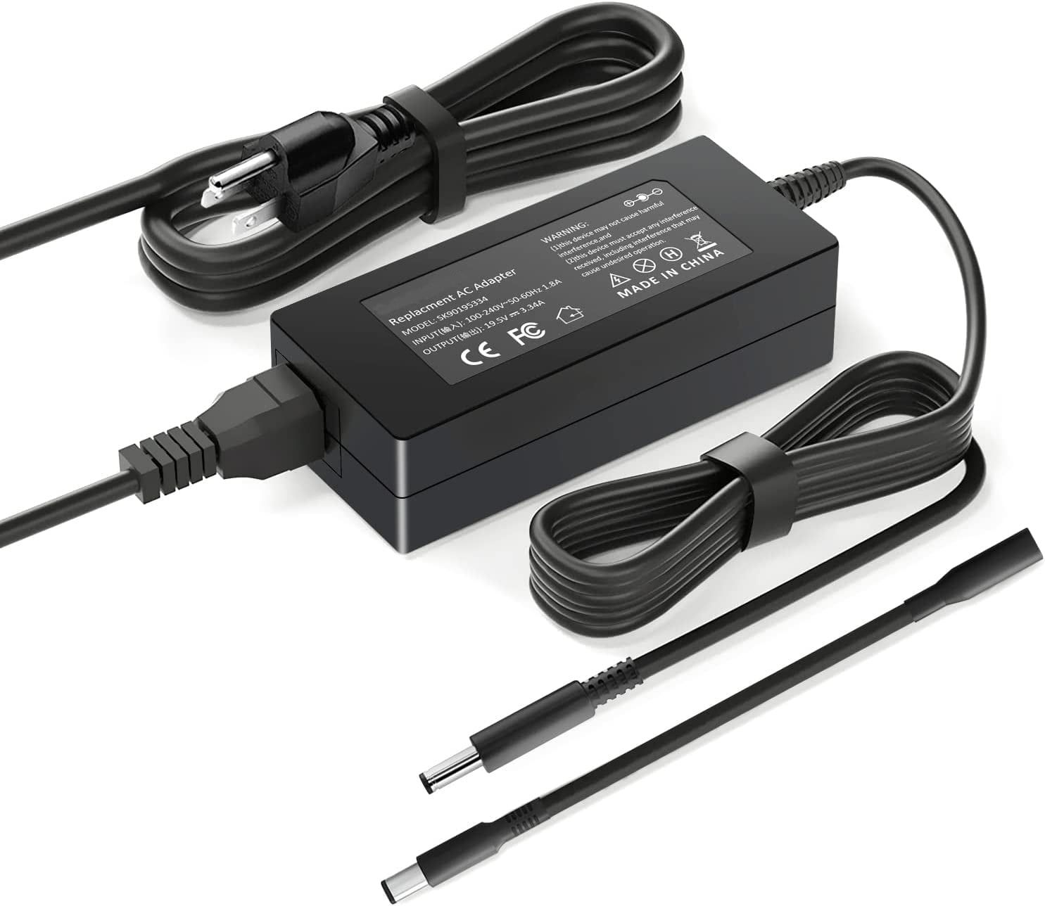 65W AC Adapter for Dell Inspiron 15 3000 5000 7000 Series 3521 5552 ...