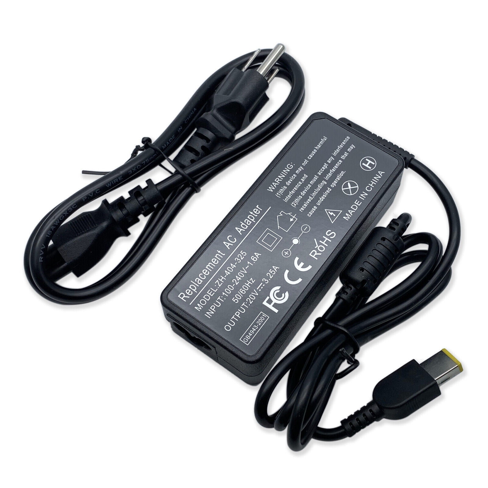 65W AC Power Adapter Charger For Lenovo ThinkPad T470 T470s Laptop ...