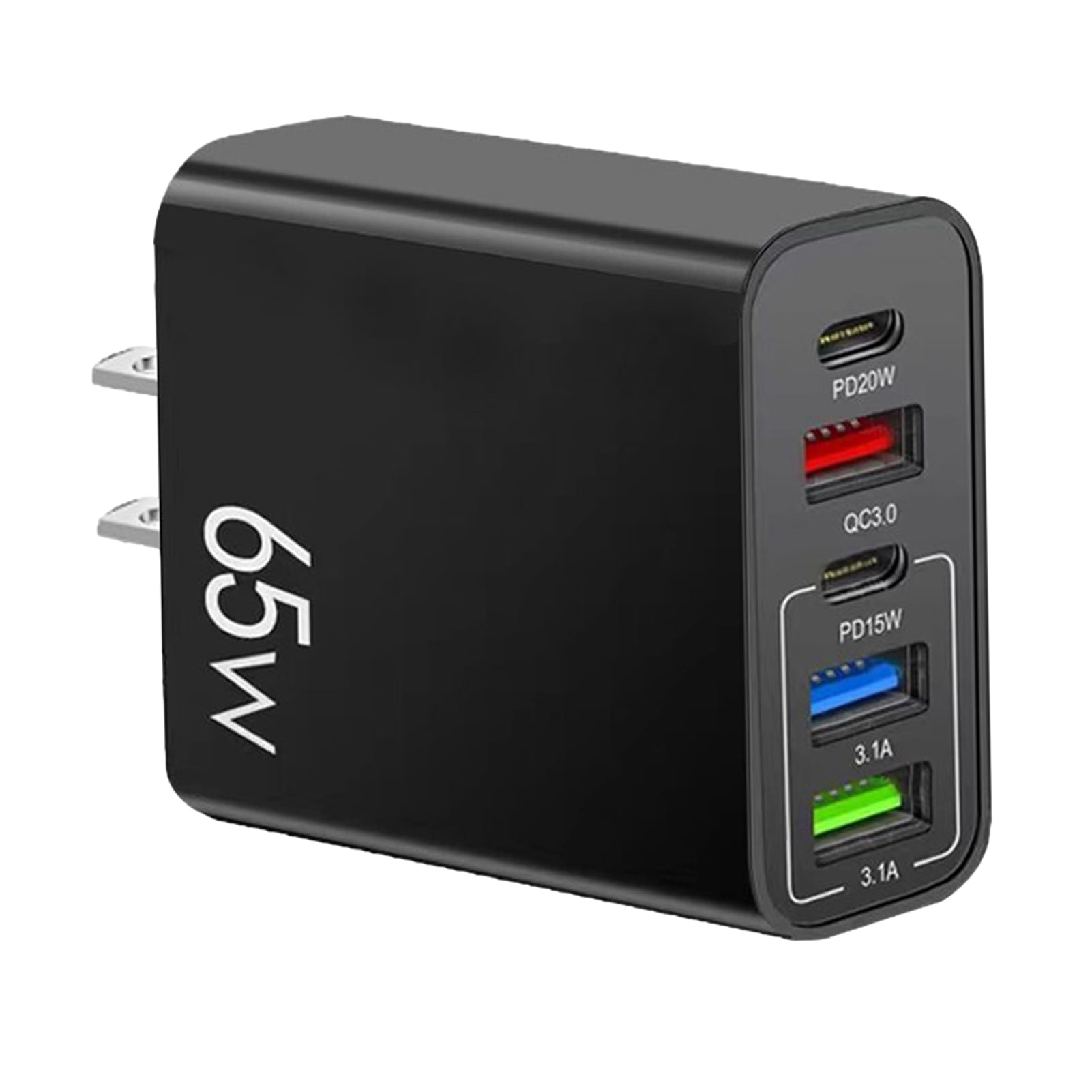 65W Charger, Fast Charging Station, 2type c PD 3USB Lightweight ...