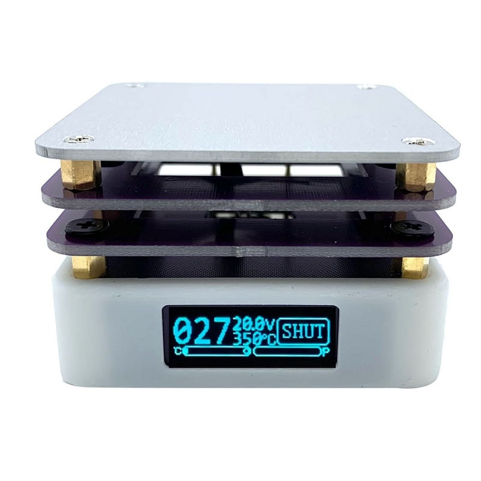 65W Mini Hot Plate Digital Soldering Preheating Rework Station PCB SMD ...