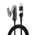65W Quick Charging Data Cable With 90 Degree L Shaped Plug And ...