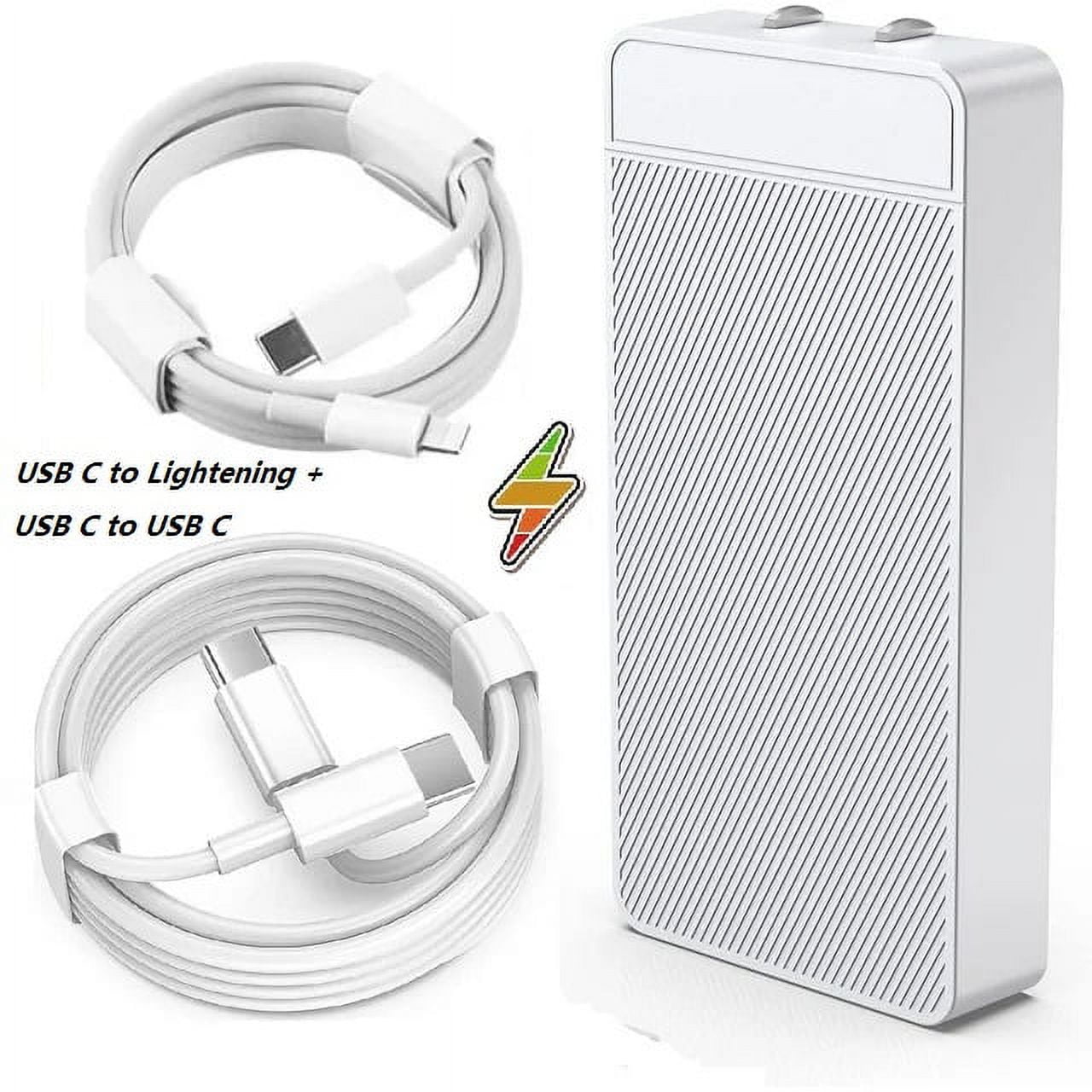 65W Type C Ultra Slim PD Charger (Multi-Port Power Adapter) for Macbook ...