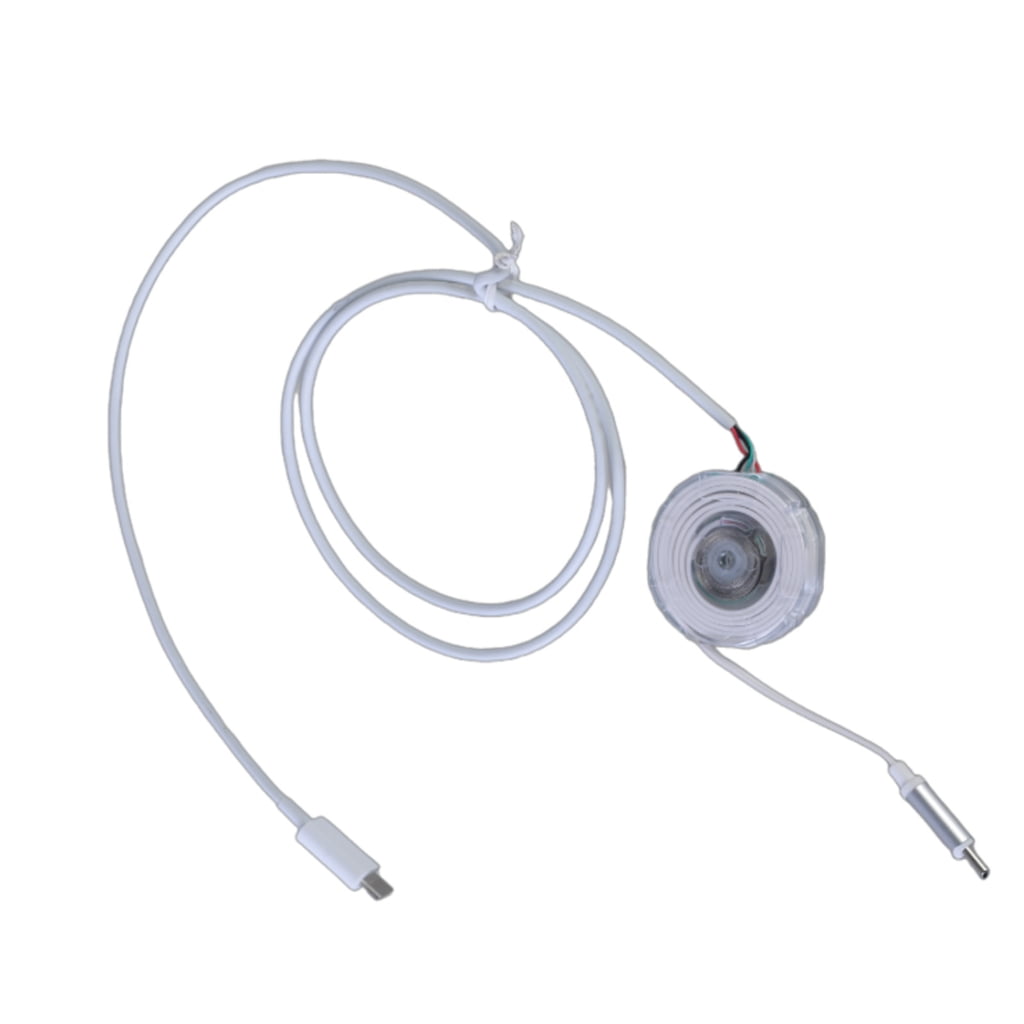 65W Type C to Type C Extendable Data Cable Retractable for Smartphones ...