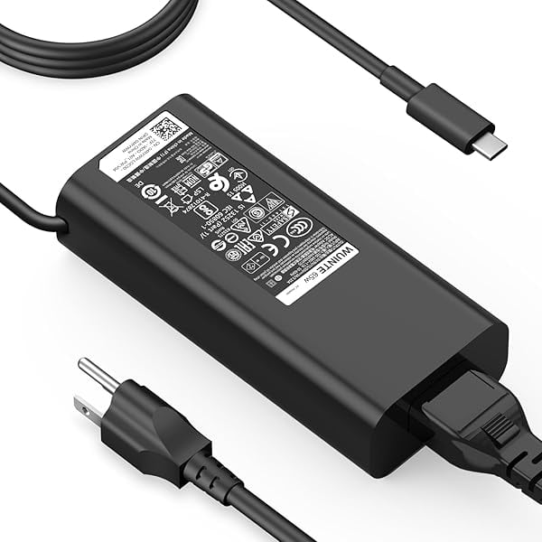 65W USB-C Charger for Dell, Compatible with Dell Latitude Inspiron ...